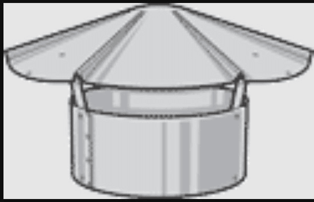 Crescent Parts | Sheet Metal Vent Cap, 4" 26GA
