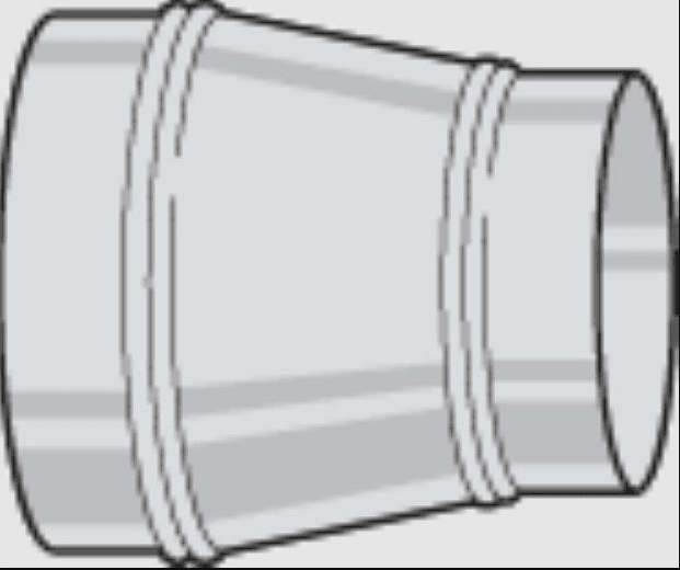 Crescent Parts | Sheet Metal End Cap, 8"x8" Duct